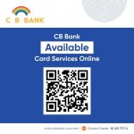 CB Bank Card Services can be accessed online by scanning QR Code ...