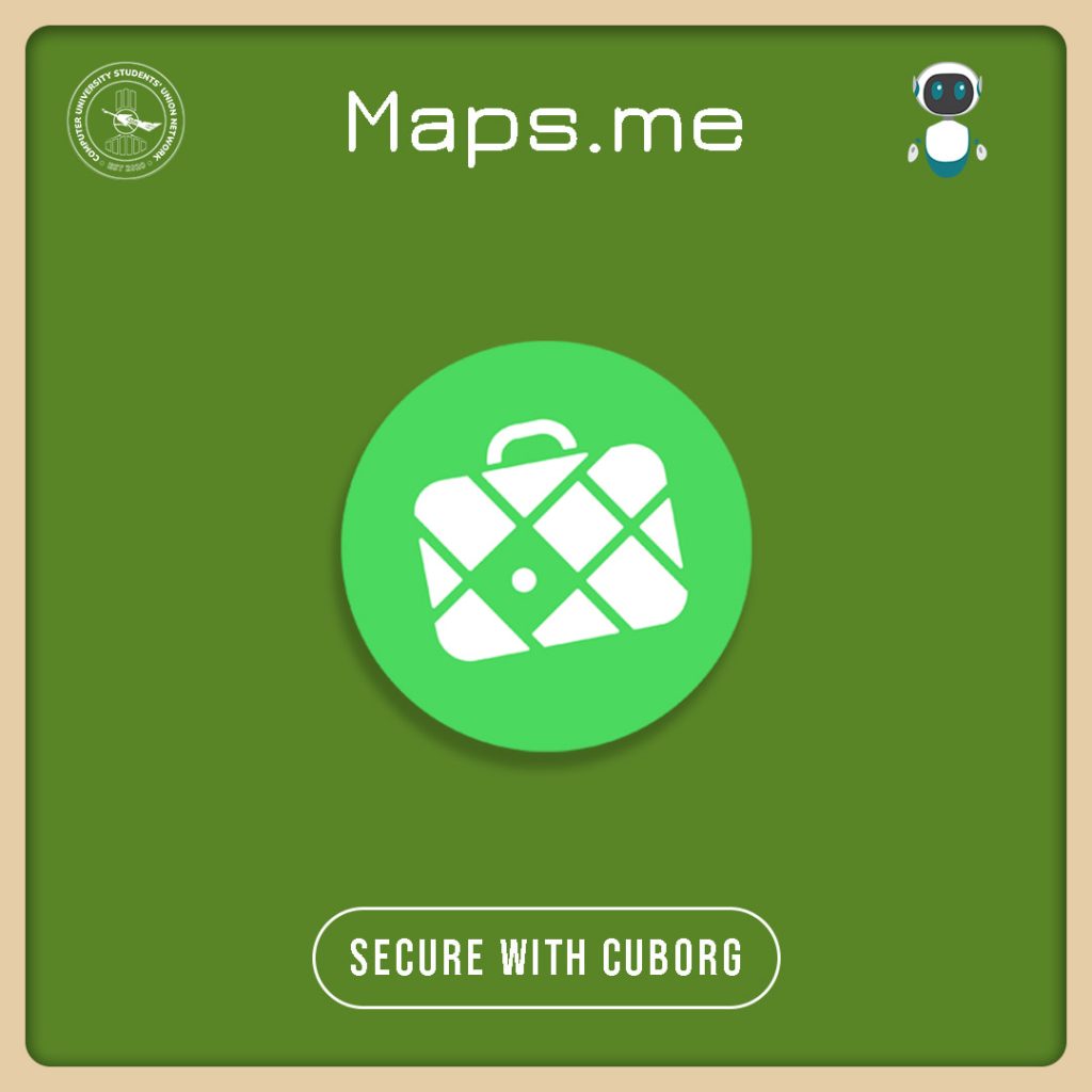 Maps.Me Application | Myanmar Tech Press