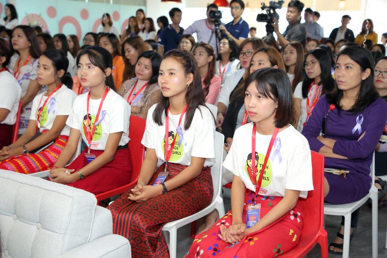 အူရီဒူးမြန်မာမှ Tech Age Girls အစီအစဉ်နှင့်အတူ ၂၀၂၃ ခုနှစ် အပြည်ပြည ...