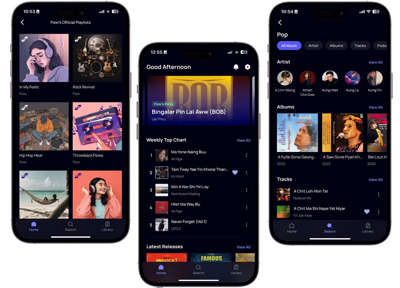 MPT Launches New Music Streaming App “Flow” To Enjoy Myanmar Music ...